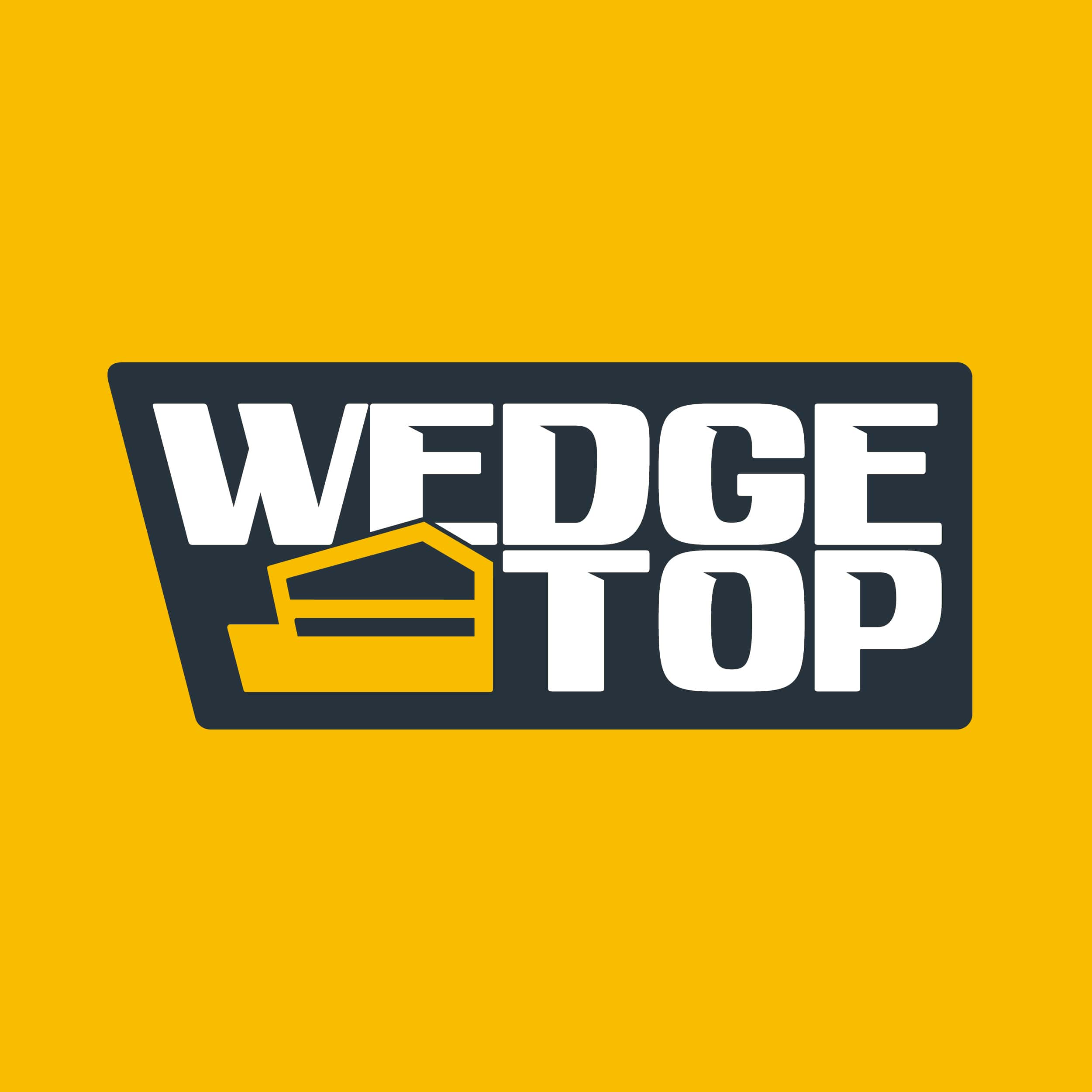 Wedge Top Square Profile Image_Wedge Top Logo Main Yellow with Blue ...